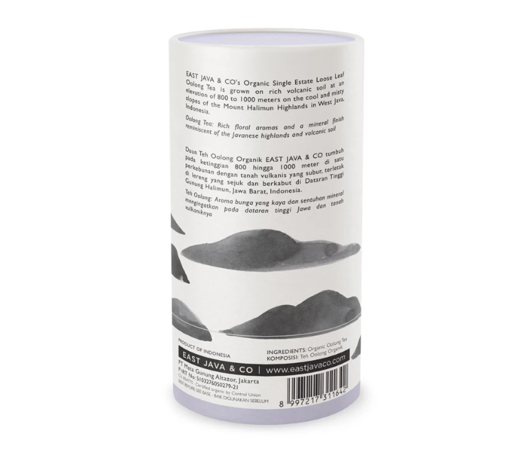 East Java & Co Organic Oolong Tea - Loose Leaf 80g | Vivre Gourmet